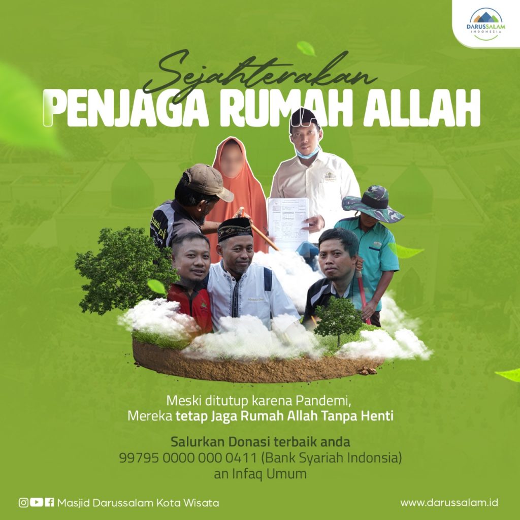 Sejahterakan Marbot Penjaga Rumah Alla – Masjid Darussalam Kota Wisata ...