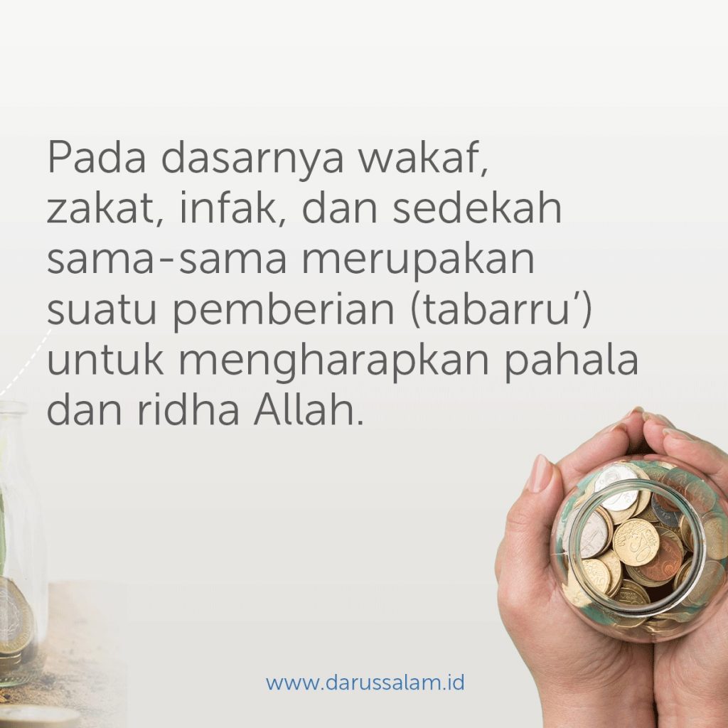 Perbedaan Wakaf, Zakat, Infak, dan Zakat